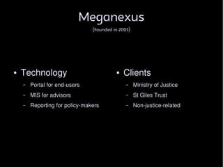 Technology Infrastructure for Offender Rehabilitation / Martin Ruskov | PPT