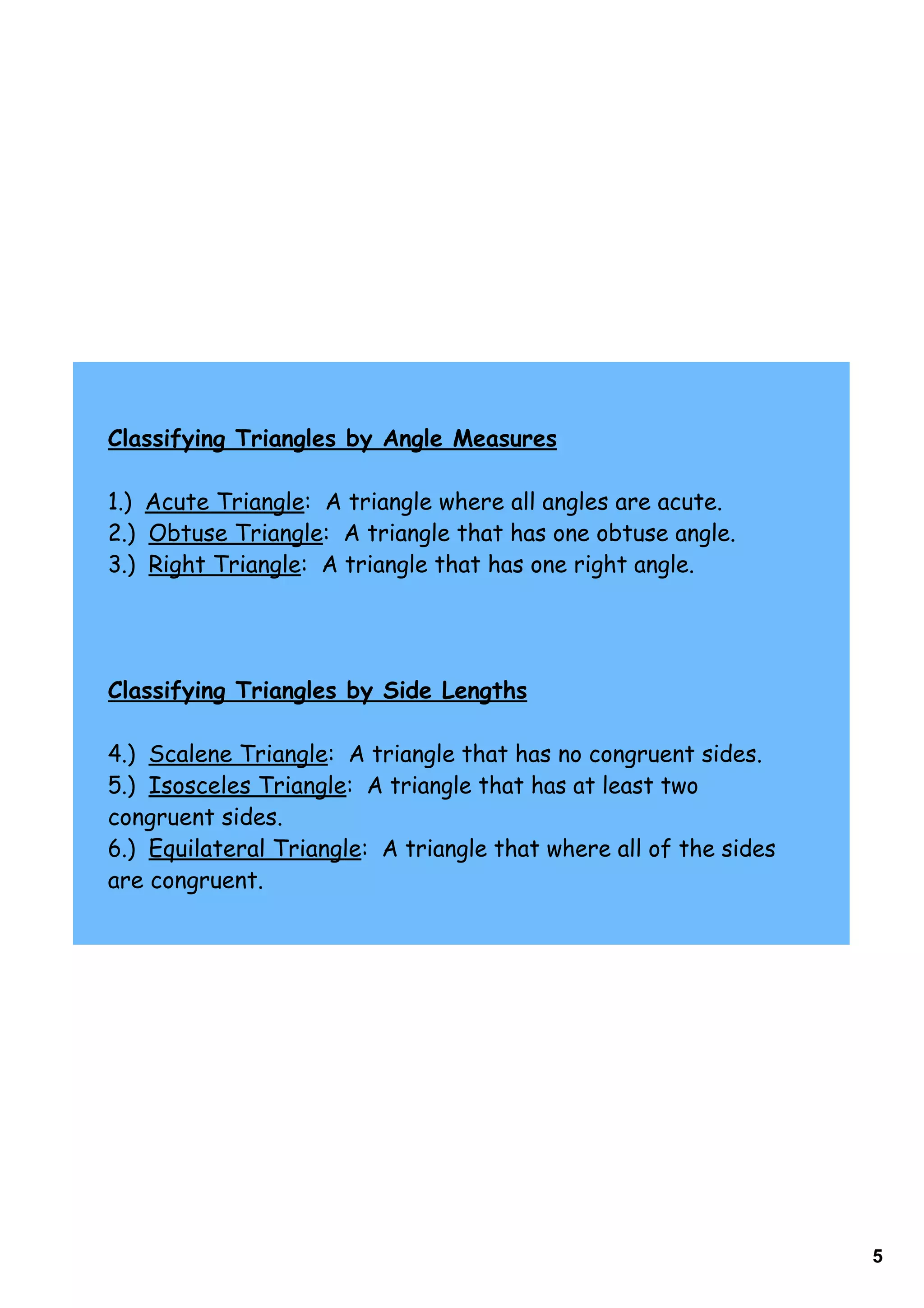 D ay 1 triangles | PDF