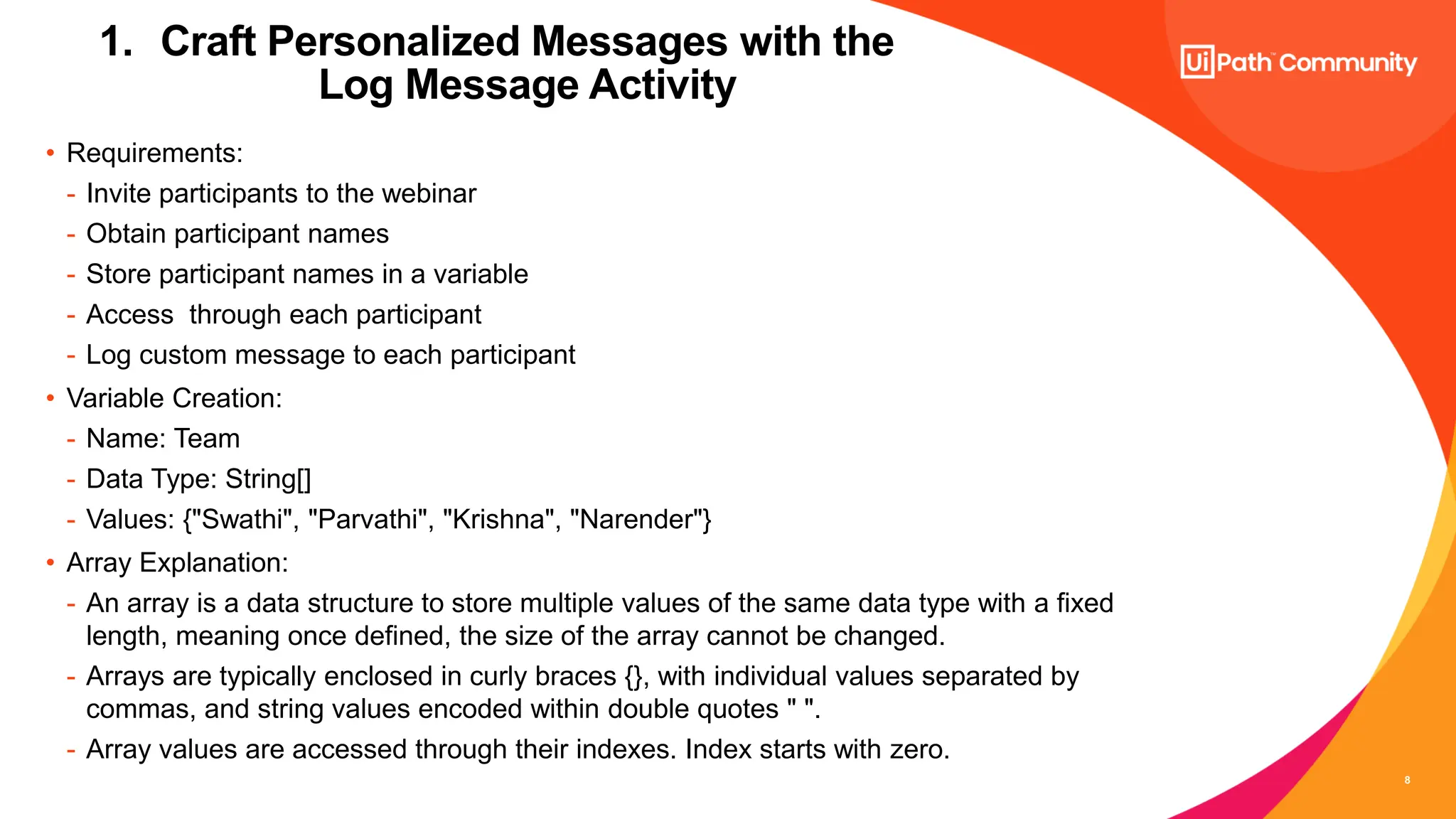 UiPath Studio Web workshop series - Day 1 | PPTX