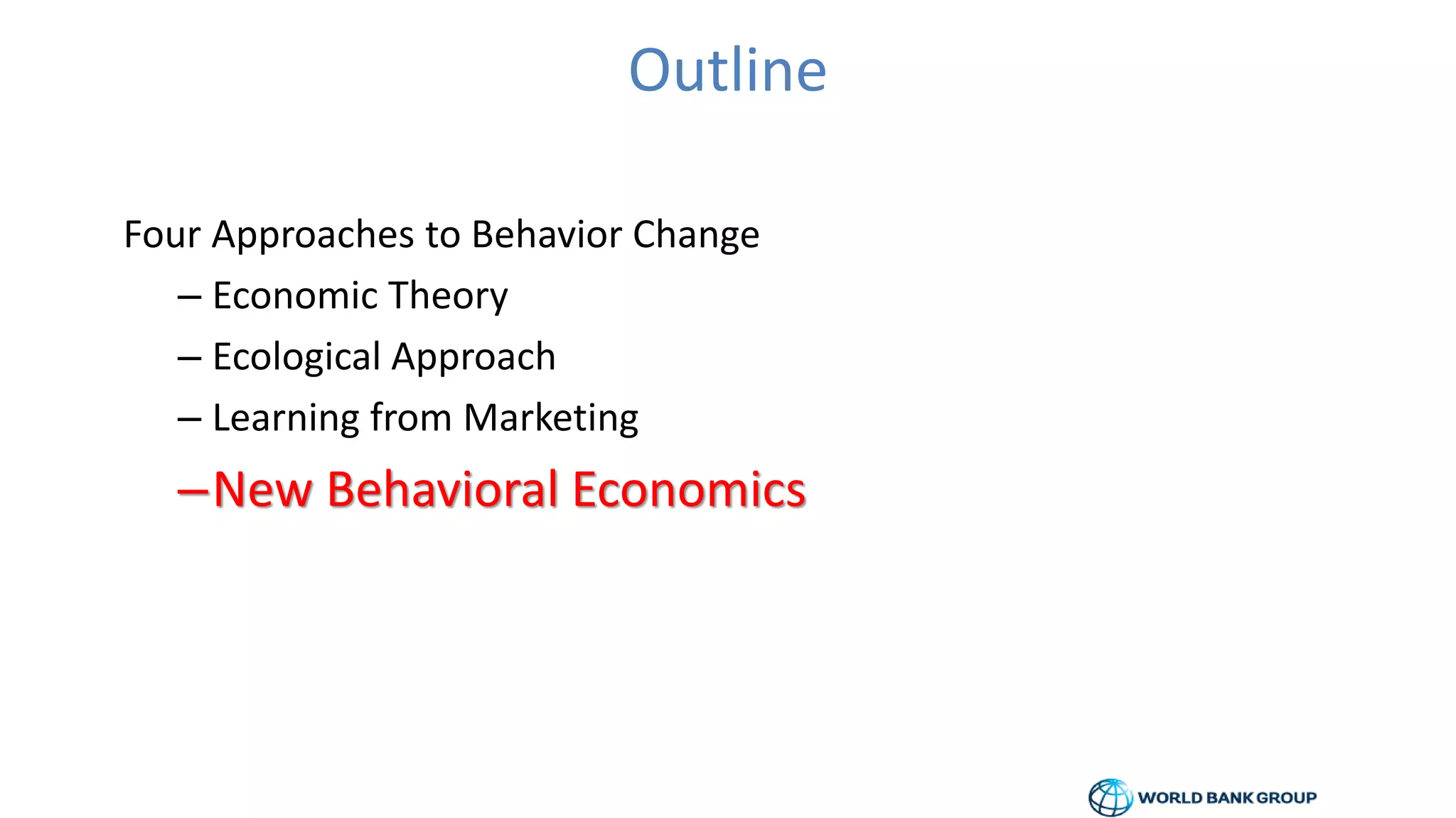 Introduction to behavioral economics and application in UHC | PPT