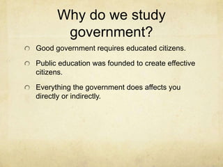 Day 2/ Types of Government Notes | PPTX