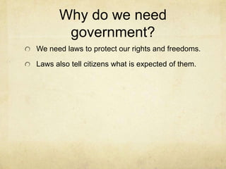 Day 2/ Types of Government Notes | PPTX