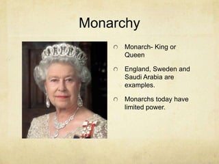 Day 2/ Types of Government Notes | PPTX