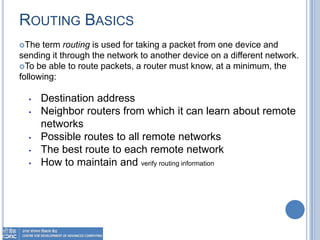 IP ROUTING | PPT