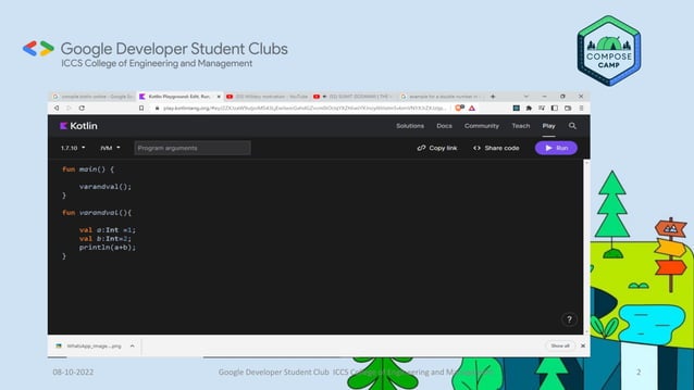 Deep Dive into Kotlin | Kotlin -Compose Camp | 2022 | PPT