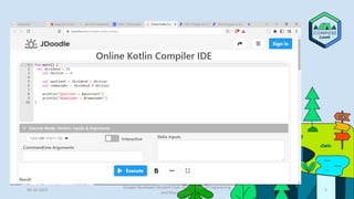 Deep Dive into Kotlin | Kotlin -Compose Camp | 2022 | PPT