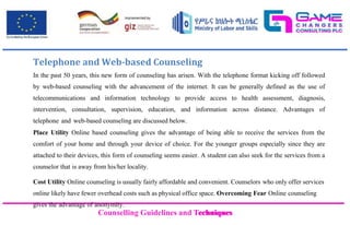 Guidance and counseling at TVET colleges | PPT