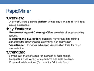 Day2 Applications of datamining using differe | PPTX