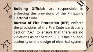 PHILIPPINE ELECTRICAL CODES IN INDUSTRIAL ARTS | PPTX