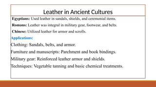 Presentation on Quality Management System in leather sector from ...