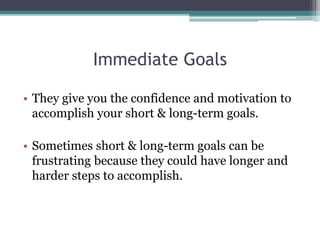 3 Types of Goals | PPT