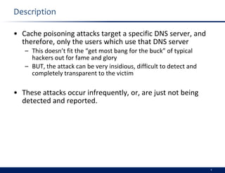 Day 2 Dns Cert 4a Cache Poisoning | PDF
