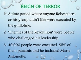 Unit 9: World Revolutions - French Revolution | PPTX