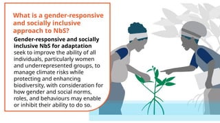 Gender Equality and Social Inclusion (GESI) in NAP processes and NbS.pptx