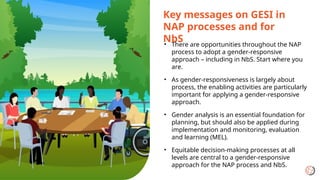 Gender Equality and Social Inclusion (GESI) in NAP processes and NbS.pptx