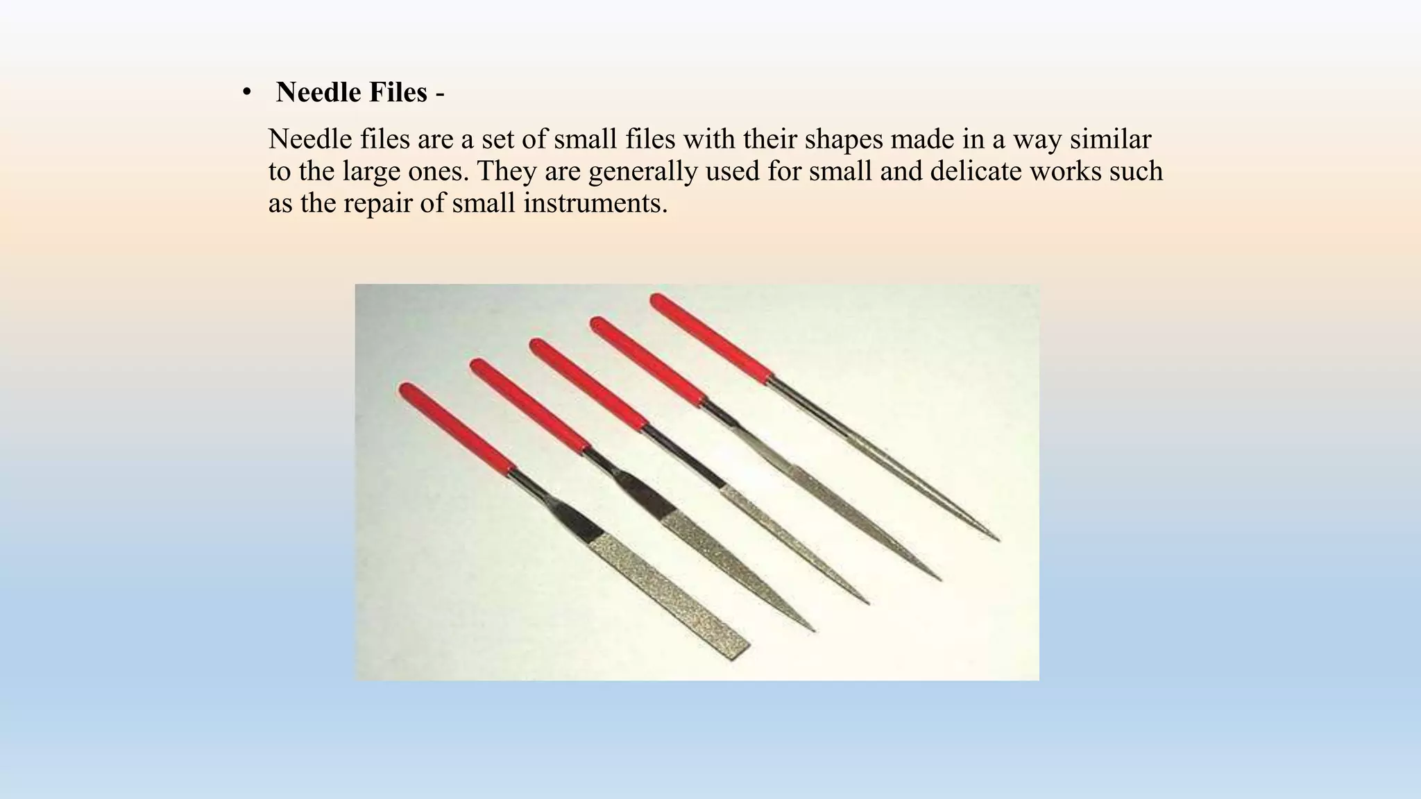 WORKSHOP TECHNOLOGY-Hand Tools and its Operation | PPTX