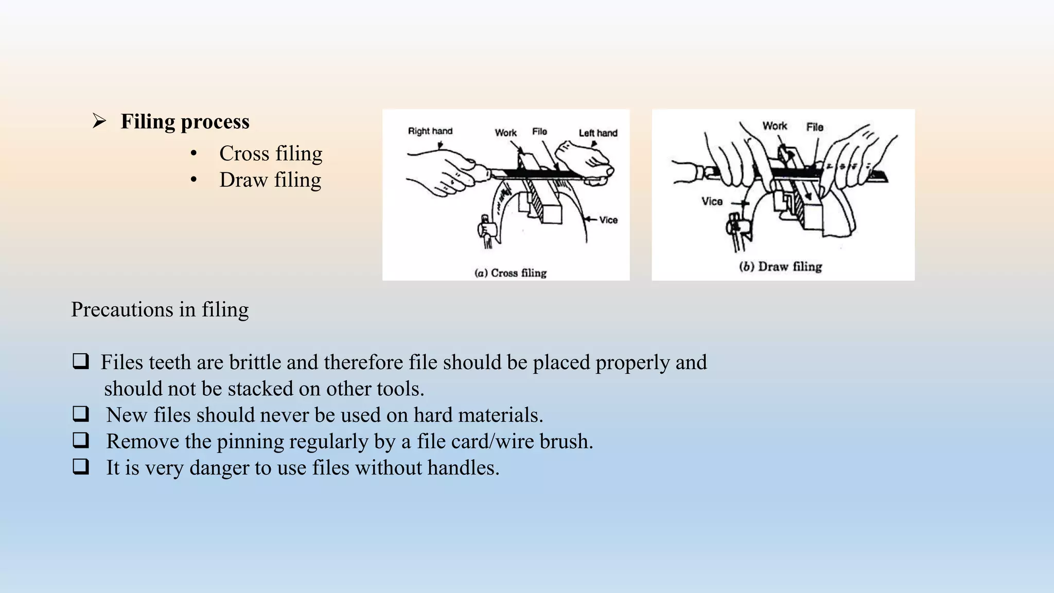 WORKSHOP TECHNOLOGY-Hand Tools and its Operation | PPTX