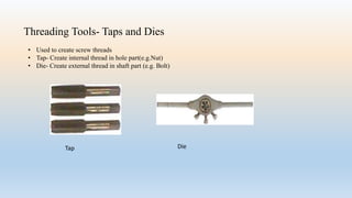 WORKSHOP TECHNOLOGY-Hand Tools and its Operation | PPTX