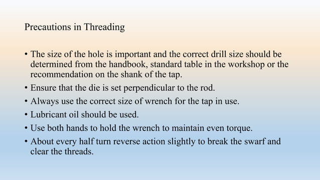 WORKSHOP TECHNOLOGY-Hand Tools and its Operation | PPTX | First Aid ...