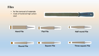 WORKSHOP TECHNOLOGY-Hand Tools and its Operation | PPTX