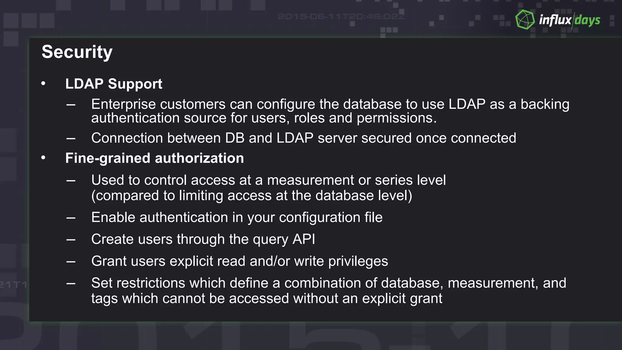InfluxEnterprise Architecture Patterns by Tim Hall & Sam Dillard | PPTX