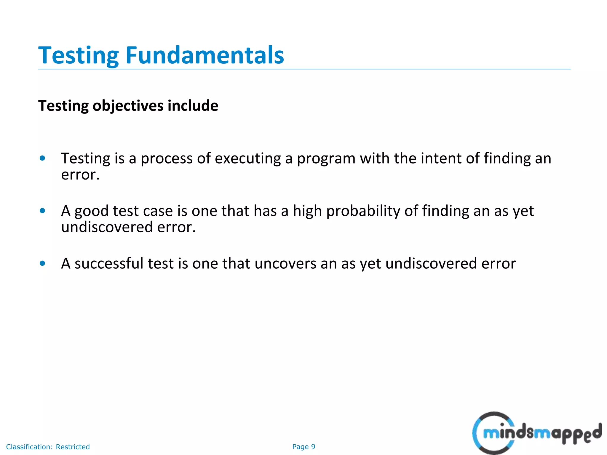 Introduction To Software Testing Part 2 Ppt
