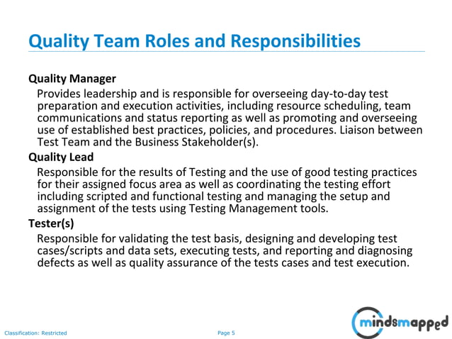 Introduction to Quality Assurance Part 2 | PPT