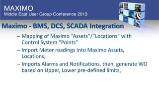 Maximo integration to other systems by Bashar Mahasen | PDF