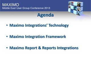 Maximo integration to other systems by Bashar Mahasen | PDF