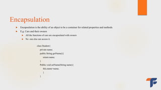 Object Oriented Principles | PDF