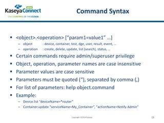 Advanced Administration: Kaseya Traverse | PPT
