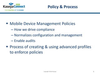 Advanced Administration: Mobile Device Management | PDF