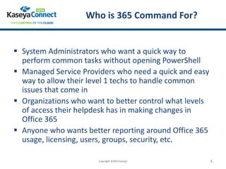 365 Command: Managing Exchange in Office 365 | PDF | Operating Systems | Computer Software and ...