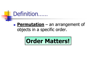 Day 2 - Permutations and Combinations.ppt