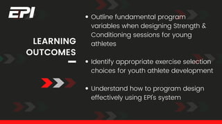 Youth Athlete Program Design | PDF