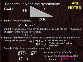 Day 2 - Unit 3 - Work Period - Pythagorean Theorem PowerPoint ...