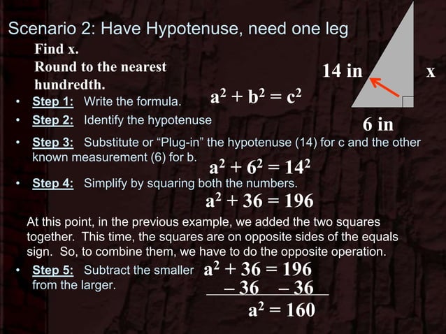 Day 2 - Unit 3 - Work Period - Pythagorean Theorem PowerPoint ...