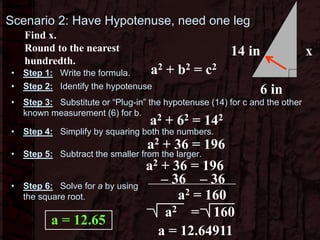 Day 2 - Unit 3 - Work Period - Pythagorean Theorem PowerPoint ...