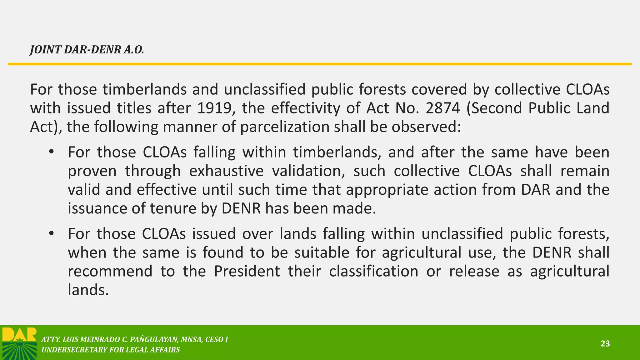 cascading of DAR SPLIT | PDF