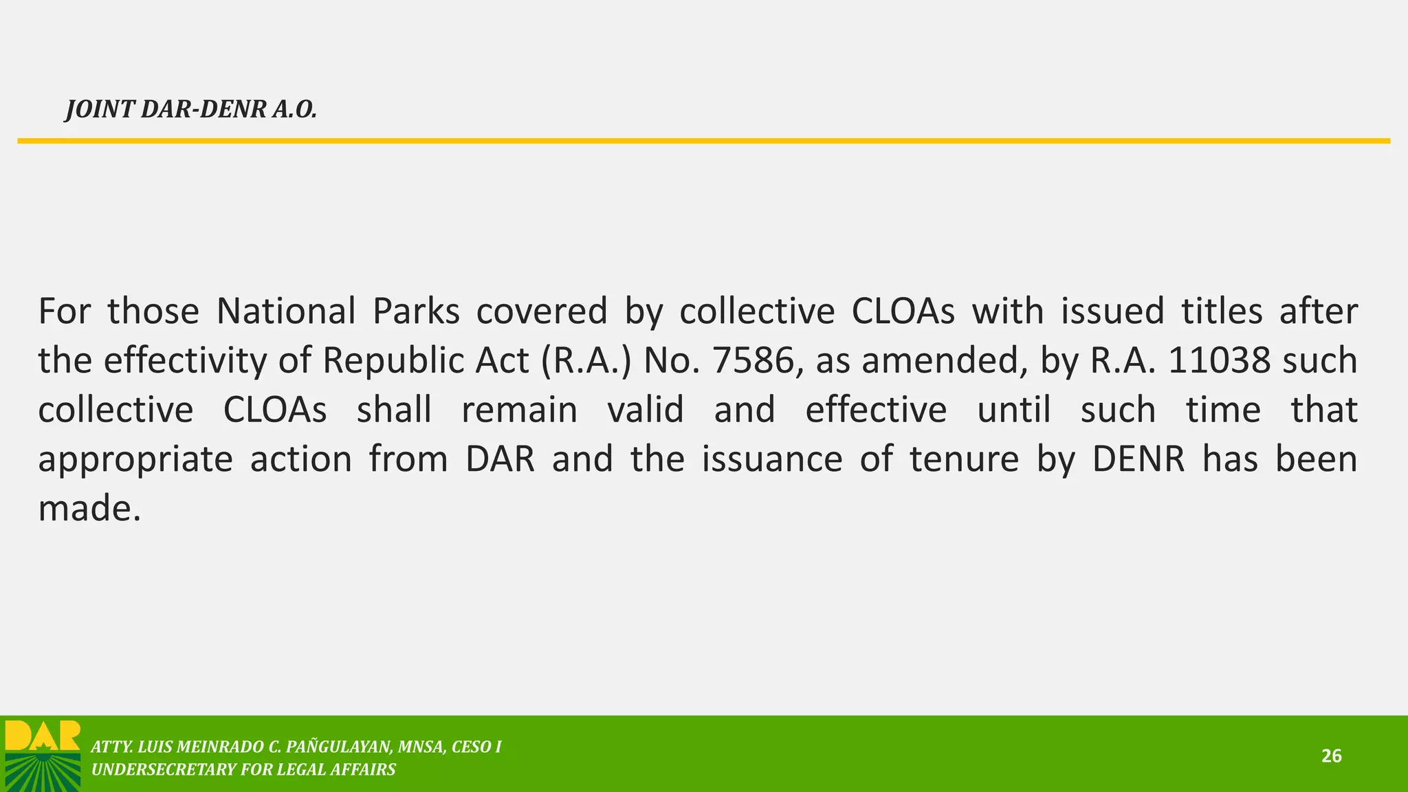 cascading of DAR SPLIT | PDF