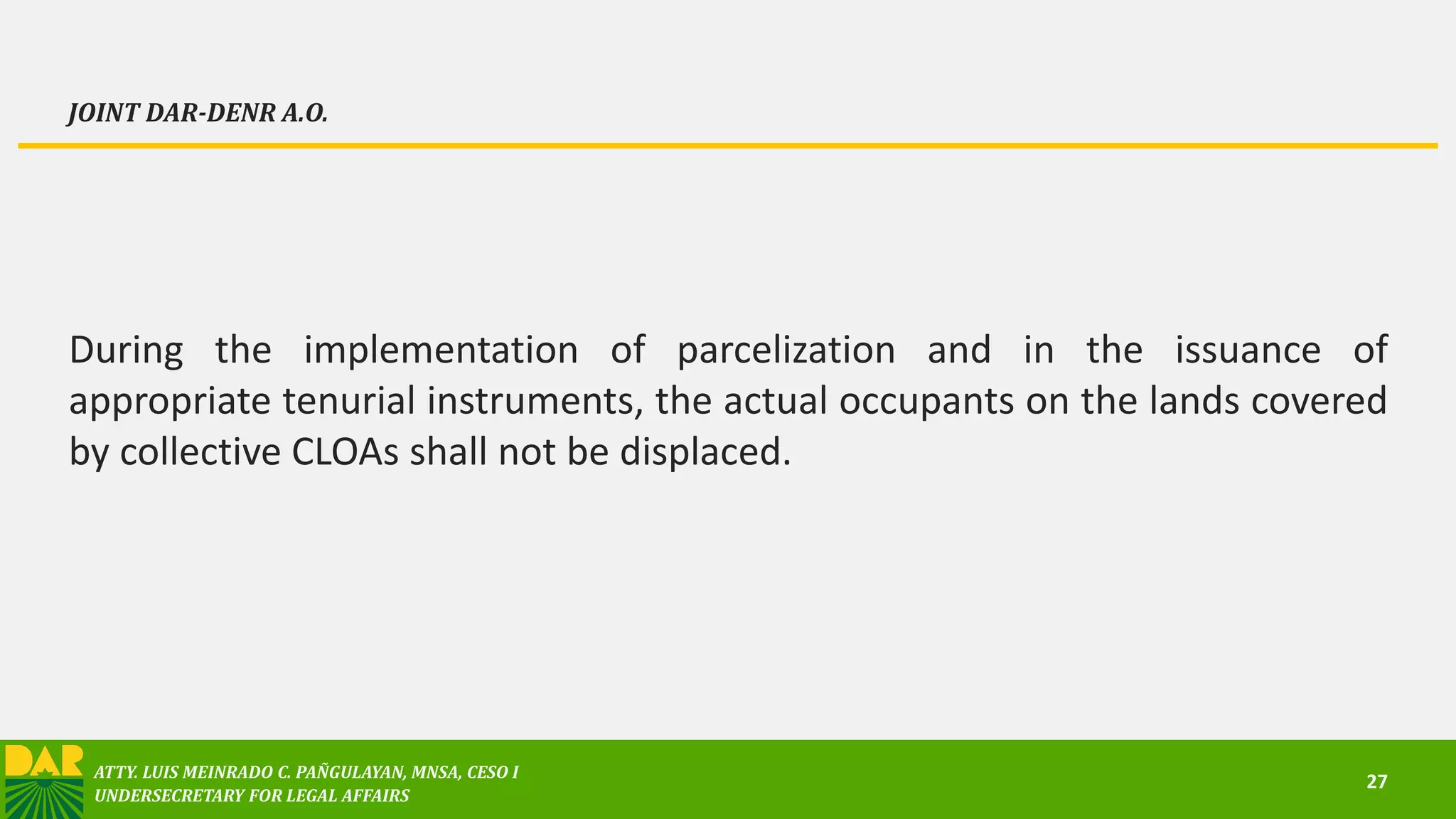 cascading of DAR SPLIT | PDF