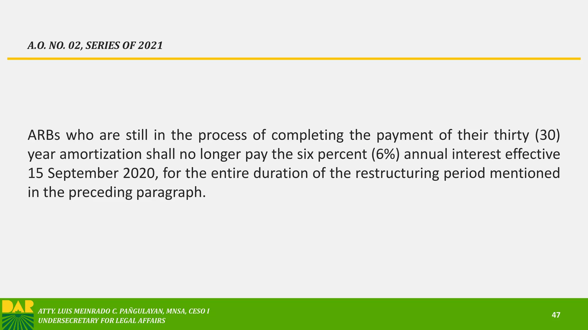 cascading of DAR SPLIT | PDF