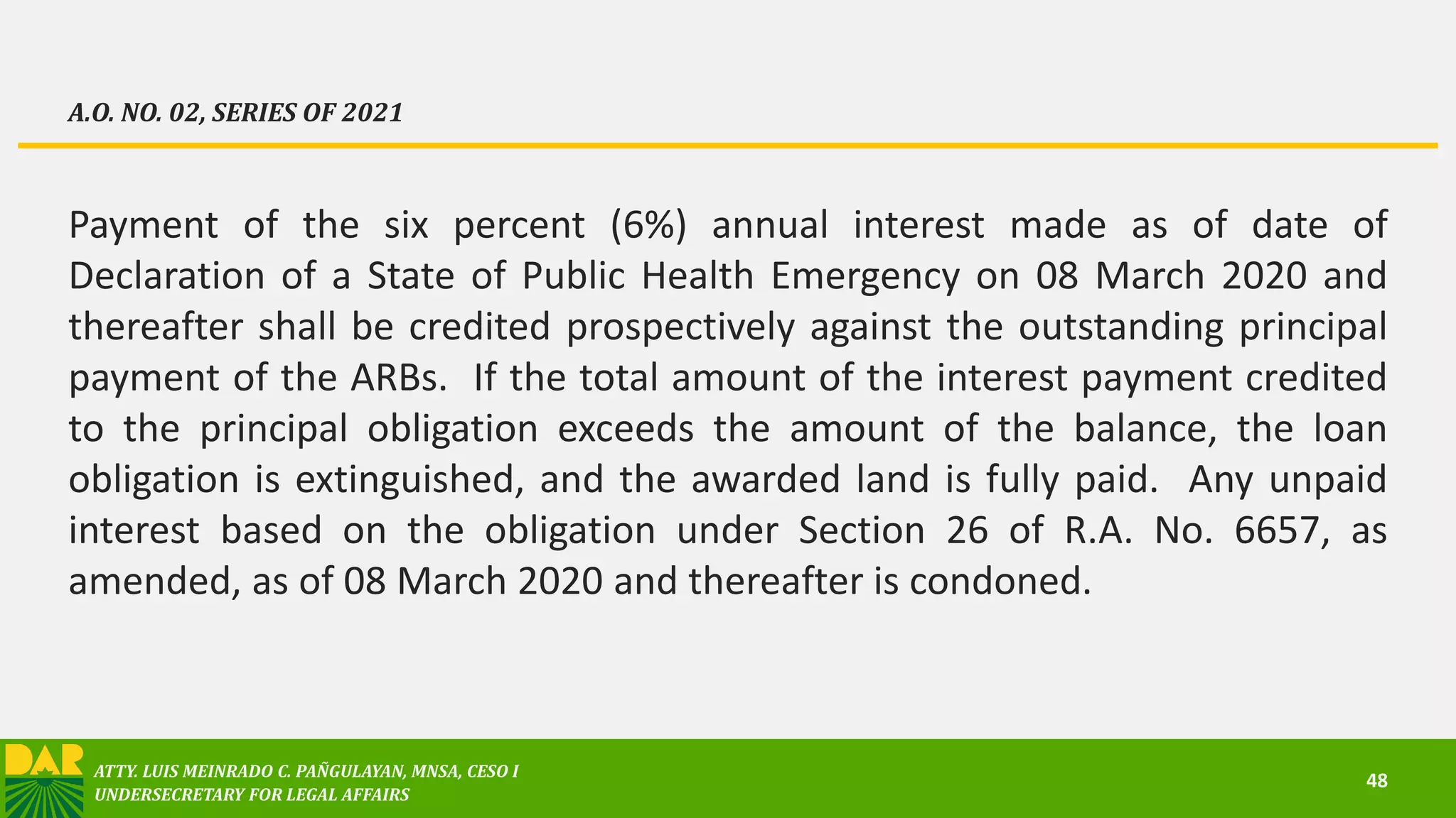 cascading of DAR SPLIT | PDF | Land and Farms | Real Estate