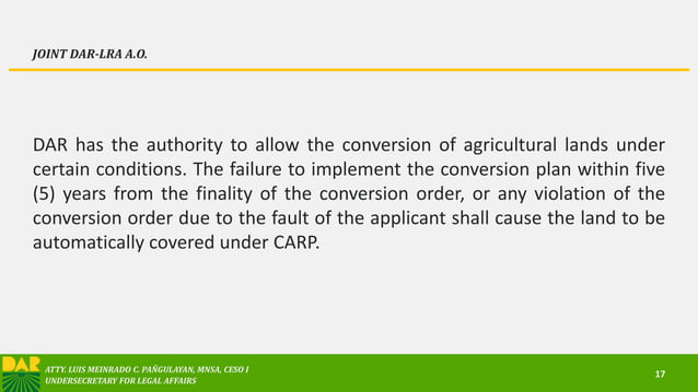 cascading of DAR SPLIT | PDF | Land and Farms | Real Estate