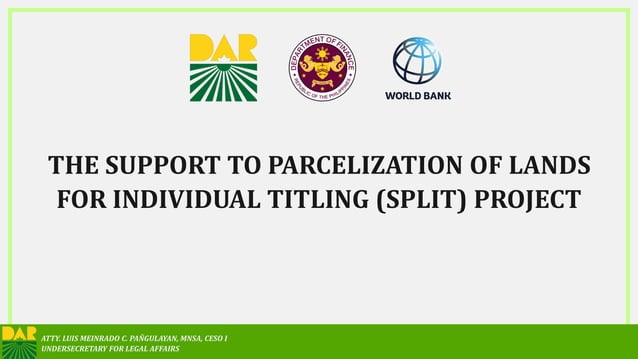 cascading of DAR SPLIT | PDF | Land and Farms | Real Estate