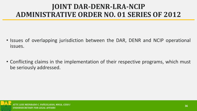 cascading of DAR SPLIT | PDF | Land and Farms | Real Estate