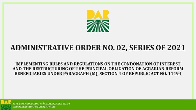 cascading of DAR SPLIT | PDF | Land and Farms | Real Estate