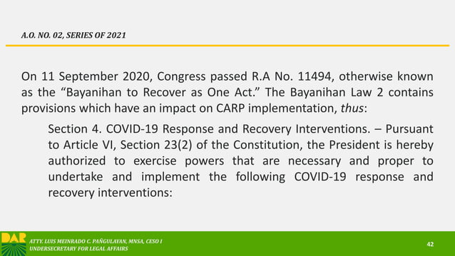 cascading of DAR SPLIT | PDF | Land and Farms | Real Estate