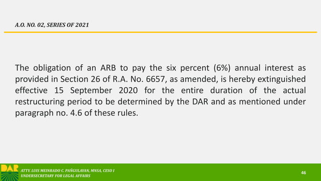 cascading of DAR SPLIT | PDF | Land and Farms | Real Estate