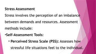 burnout and stress management and intervention | PPTX